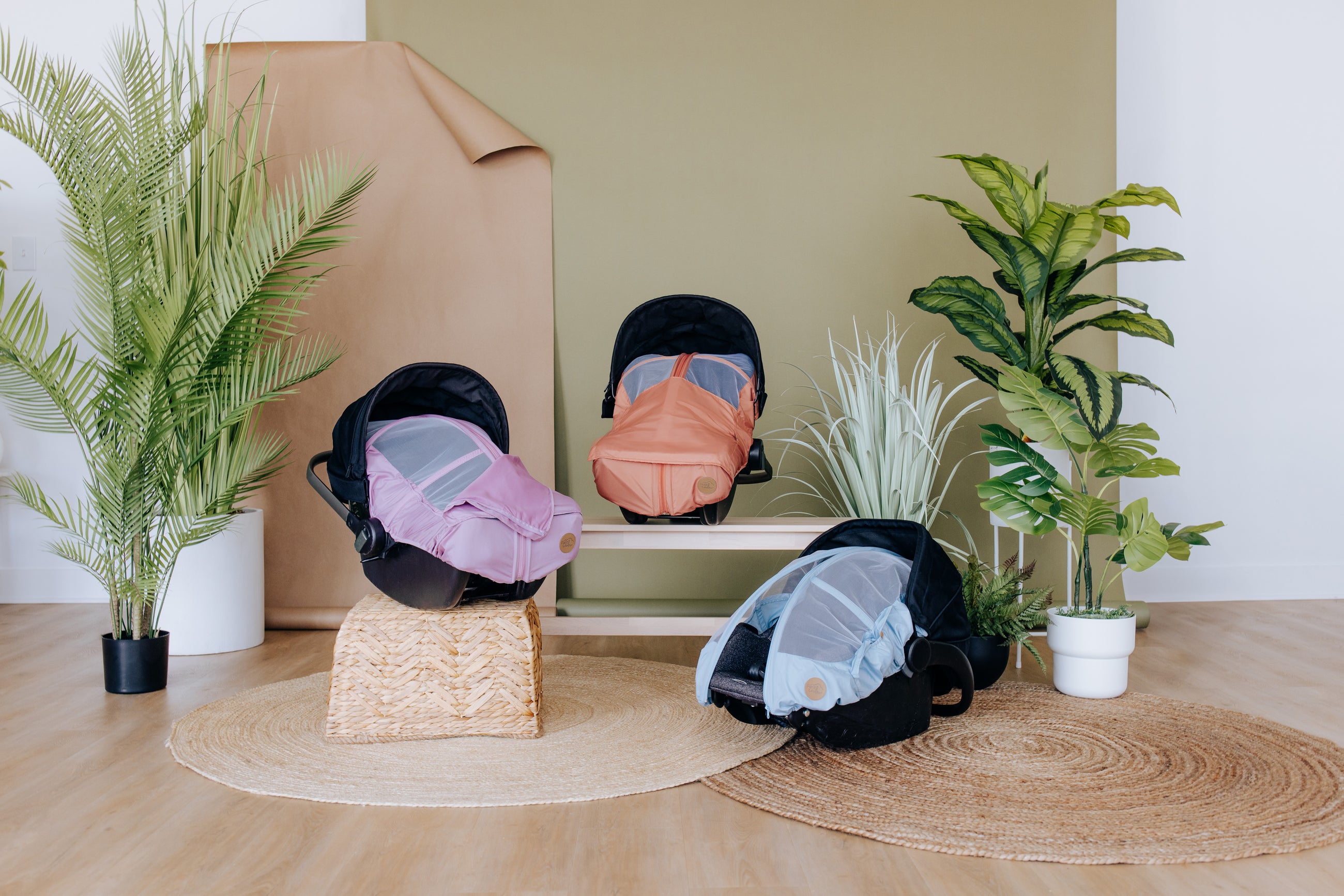 Petit Coulou car seat covers and baby accessories