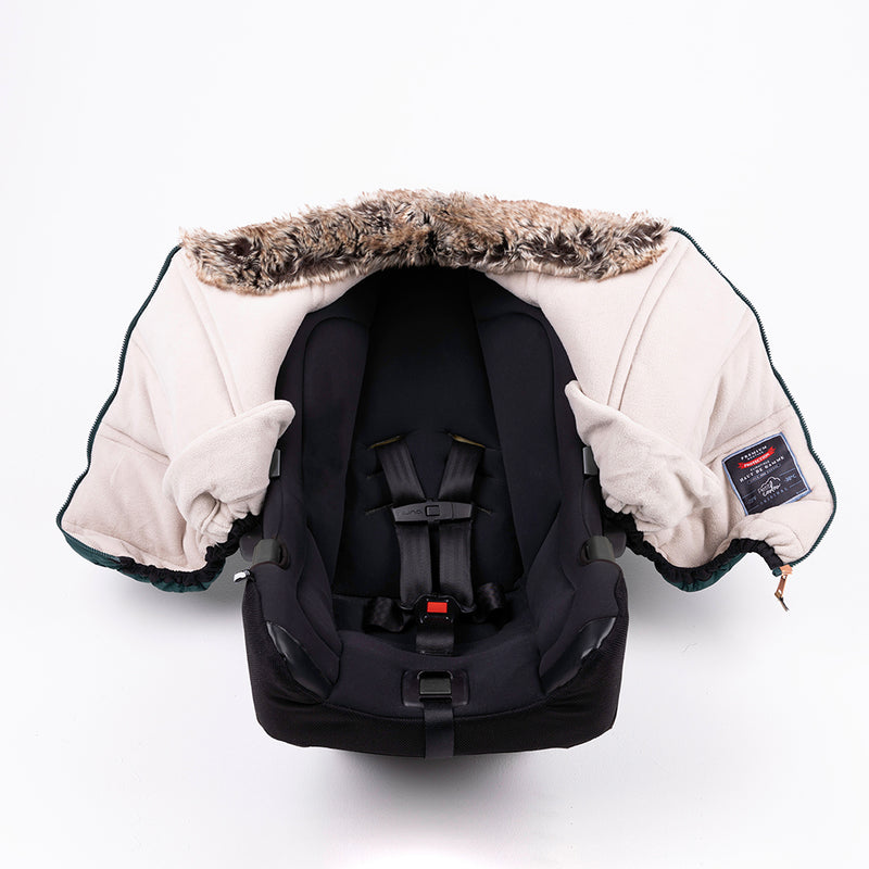 Winter Sherpa Car Seat Cover - Petit Coulou