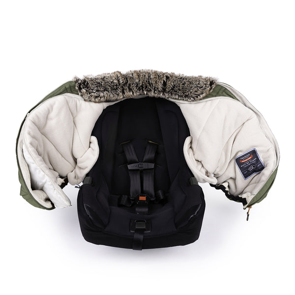 Infant car seat cover – Winter, spring & fall | Petit Coulou
