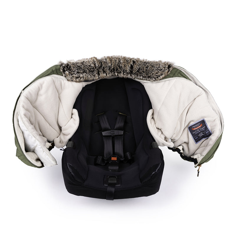 Infant car seat cover – Winter, spring & fall | Petit Coulou