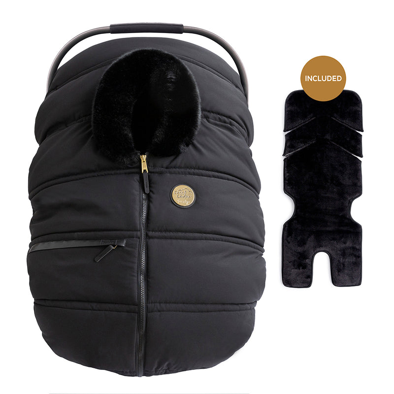 3 Season Baby Car Seat Cover | Luxurious materials - Petit Coulou